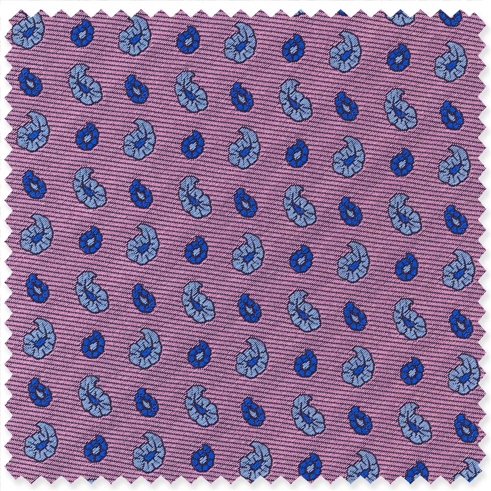 Gitman Bros. Made To Pink Neat Paisley Tie